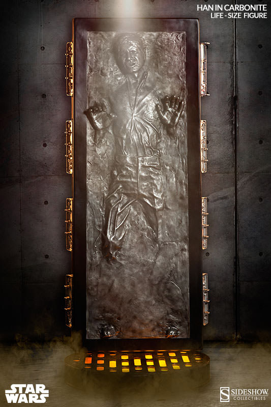 Nerdly » Nerd Buy: Star Wars life size Han Solo in Carbonite