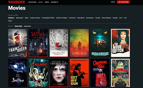 Nerdly » Shudder launches down under!